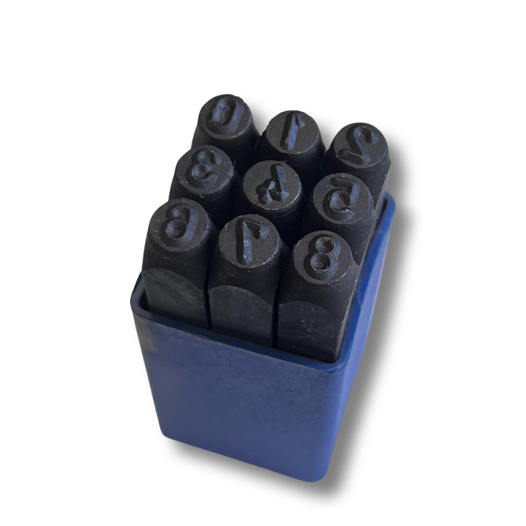 Number Punch Stamp Set 5mm 9pcs